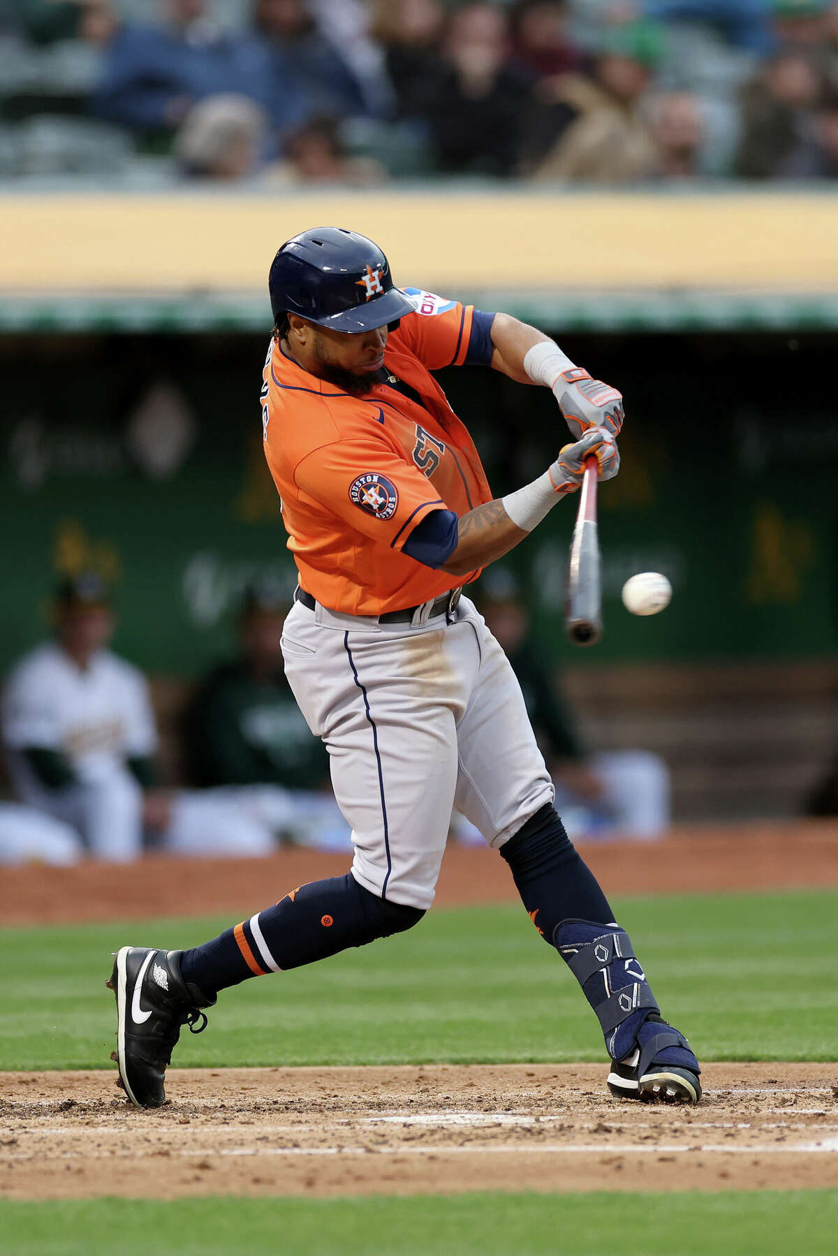 Corey Julks, Houston Astros defeat Oakland A's in series opener