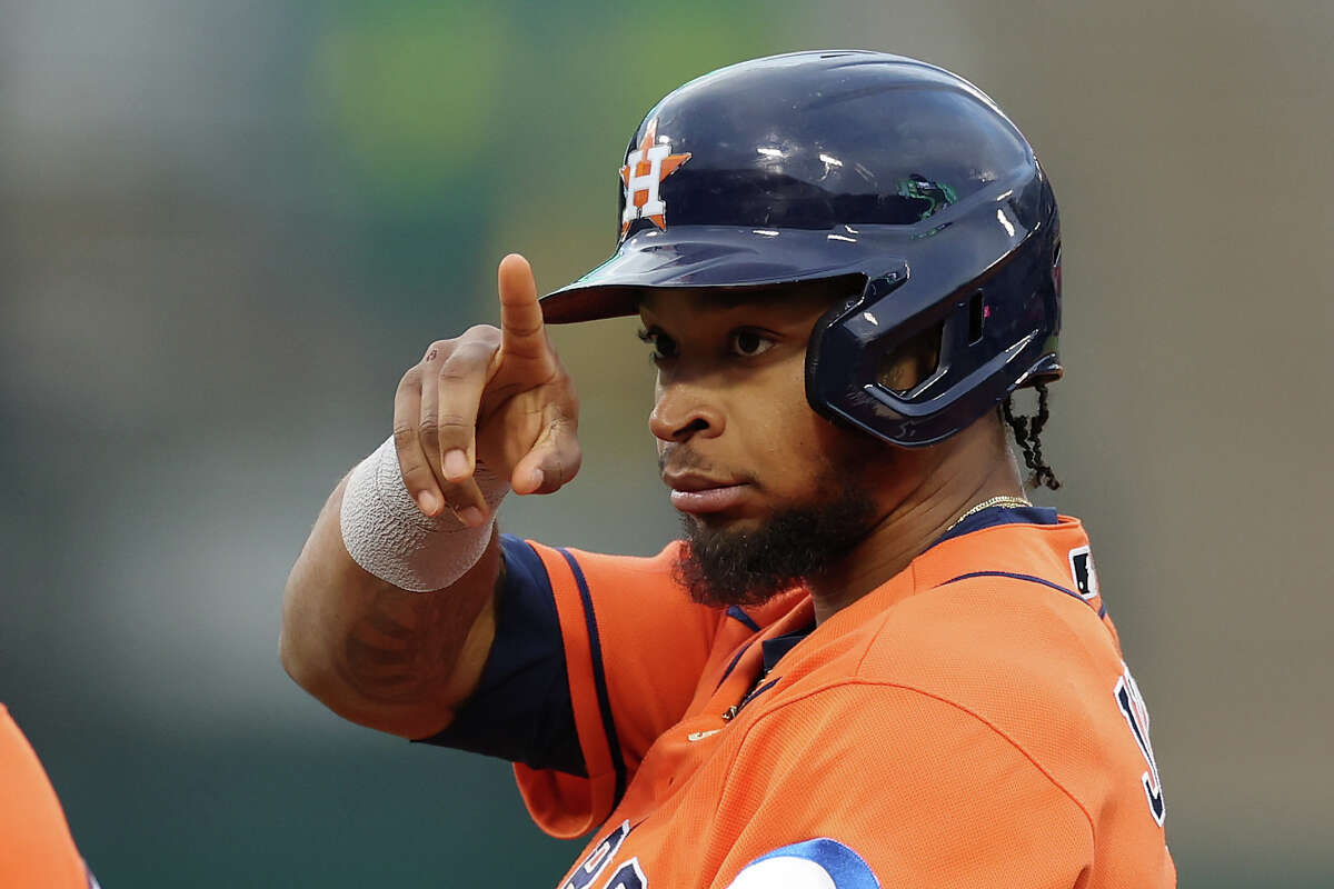 Corey Julks, Houston Astros defeat Oakland A's in series opener