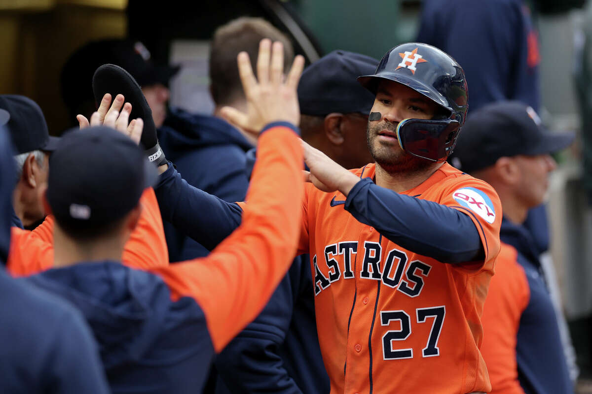 Corey Julks, Houston Astros defeat Oakland A's in series opener