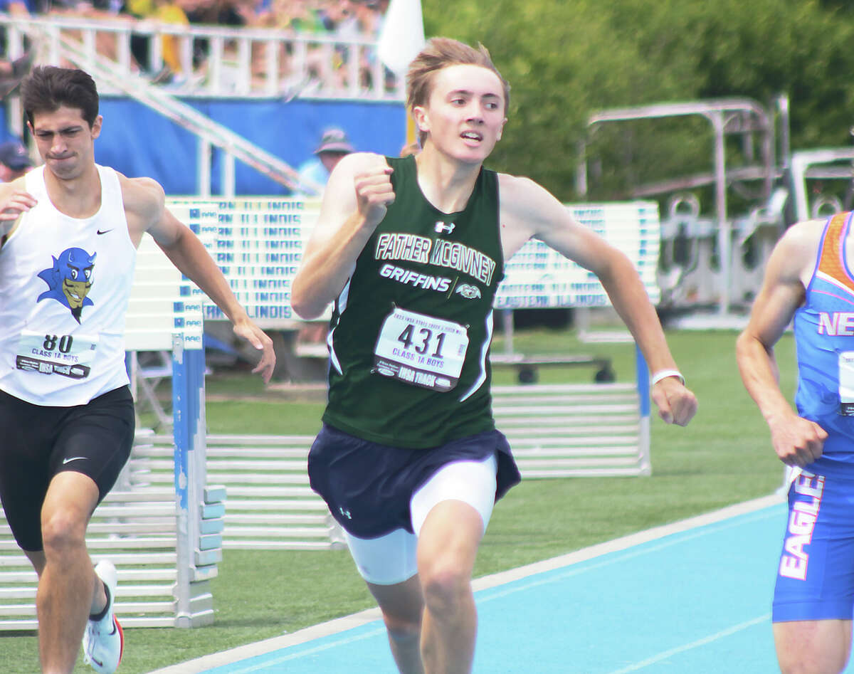 Father McGivney’s Jacob Huber medals at state meet