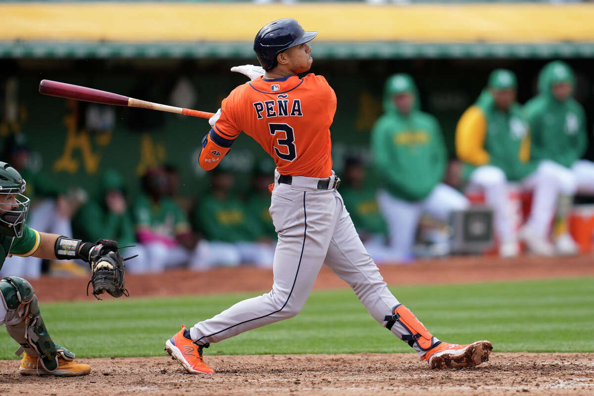 Houston Astros hit 7 home runs to sweep Oakland Athletics