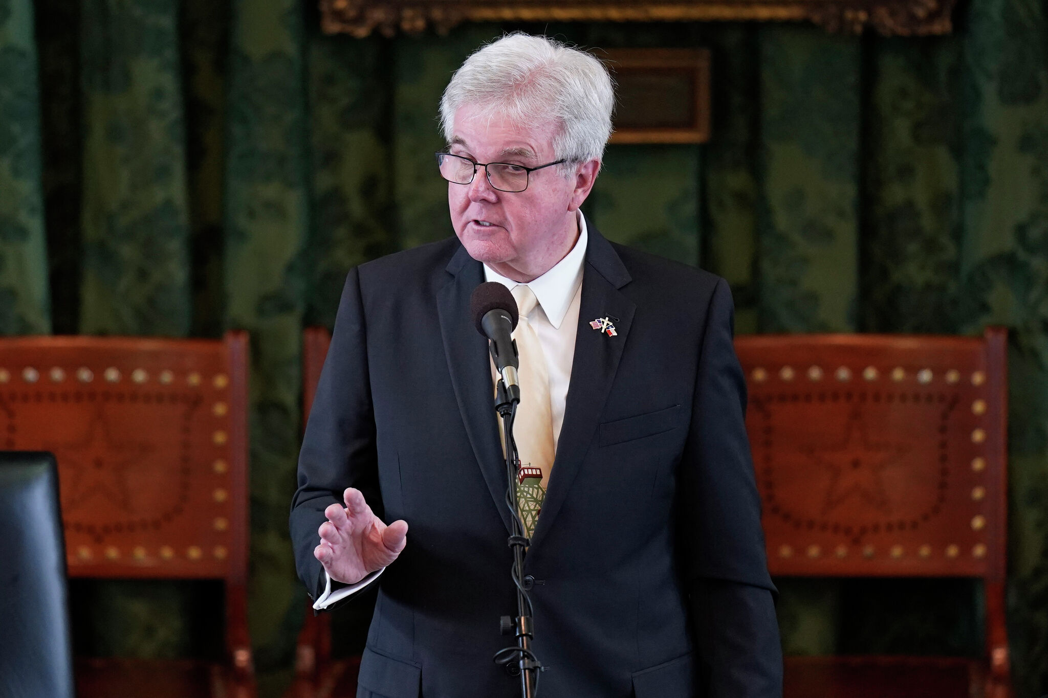 Patrick says he won’t accept donations during Paxton trial