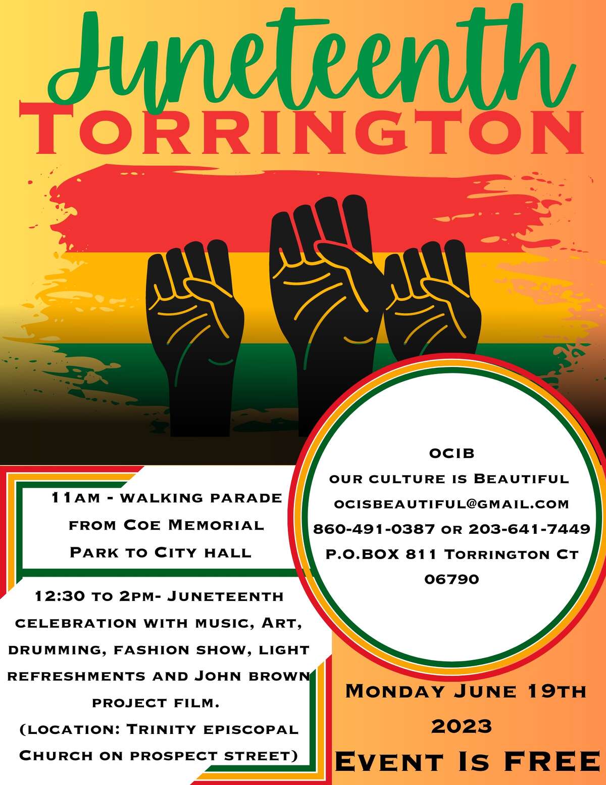 Torrington to hold Juneteenth celebration