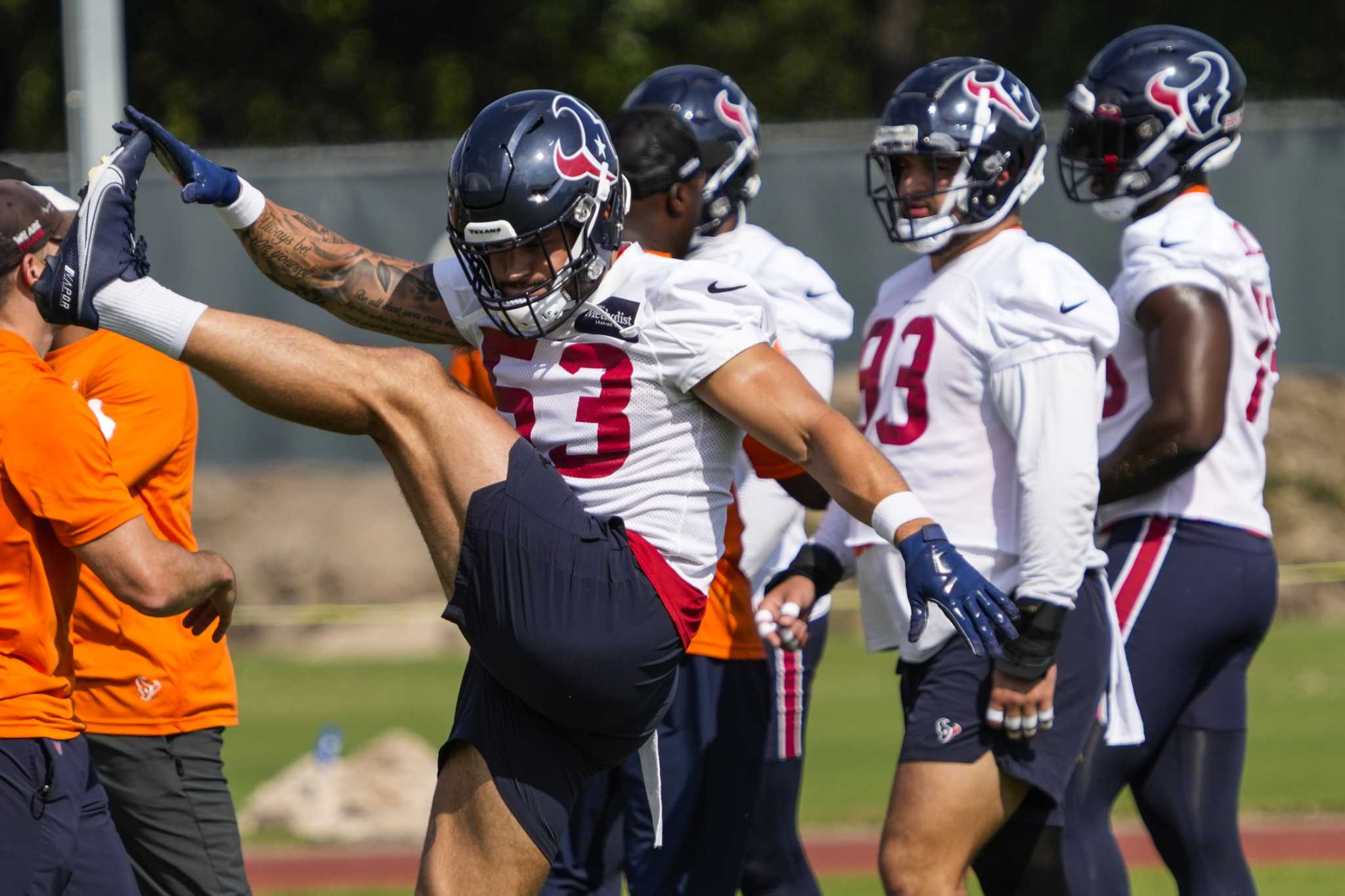 Houston Texans: LB Blake Cashman resting with tweaked hamstring