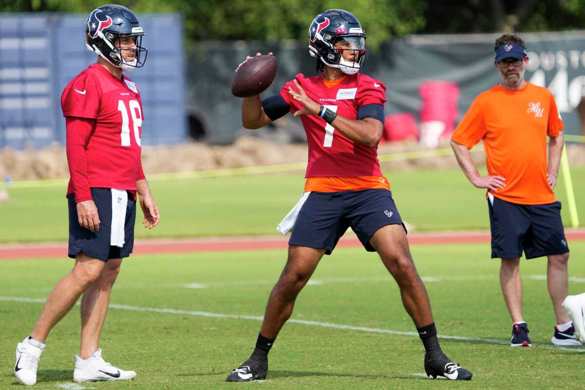 Texans' C.J. Stroud 'way ahead of pace' working with 1st-team offense