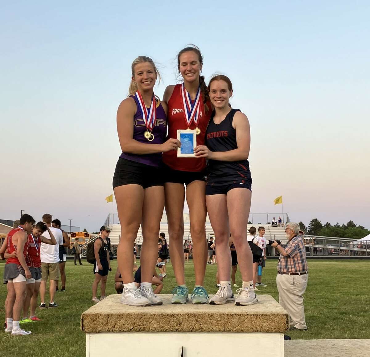 Unionville-Sebewaing Area runner Layla Bolzman wins at Thumb Meet