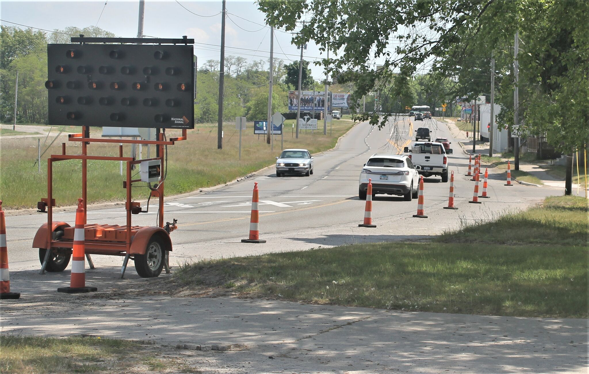 Manistee's U.S. 31 lane closure caused by pipe collapse