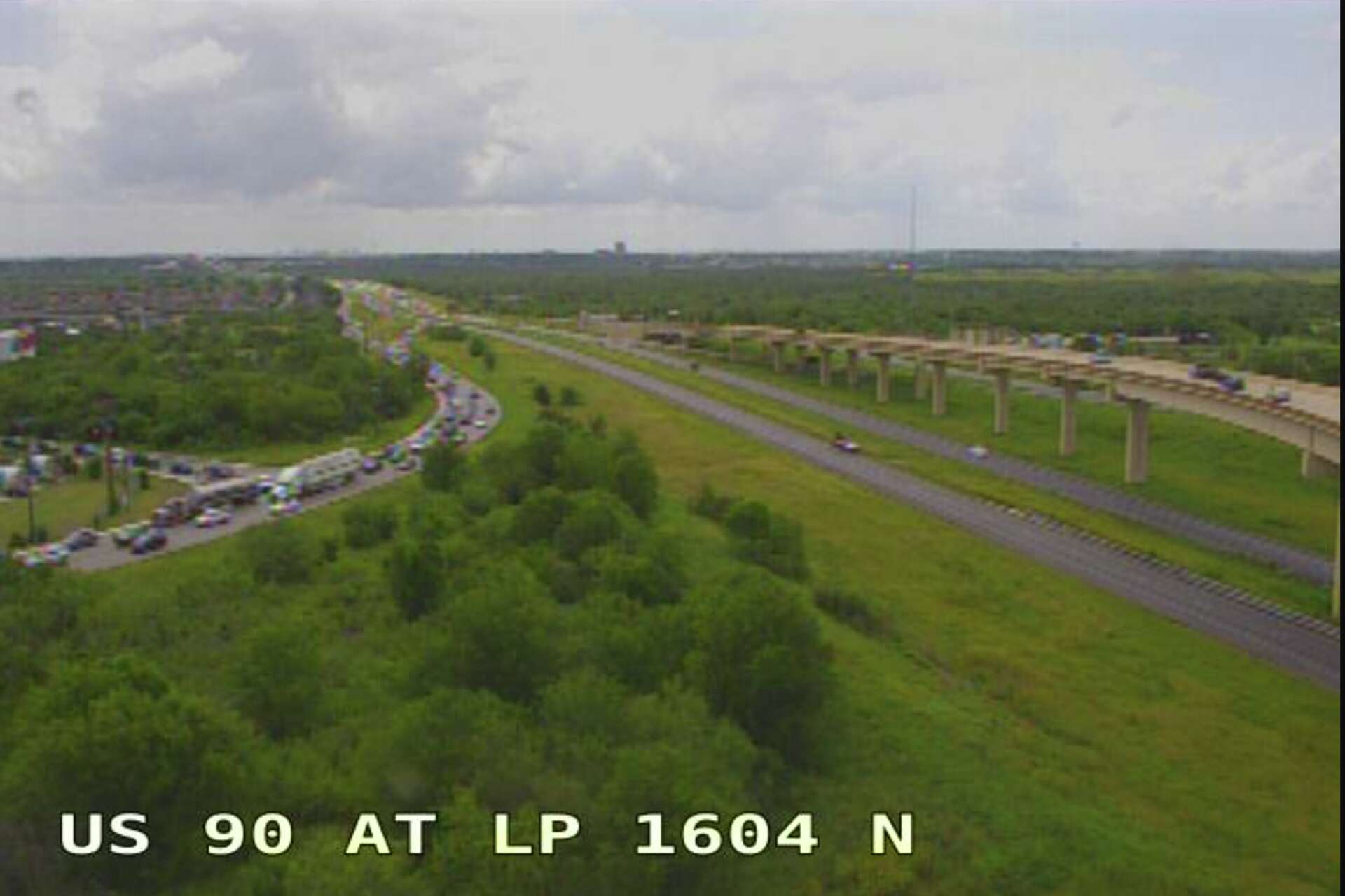 Crash closes lanes of Hwy 90 on Far Westside near Loop 1604
