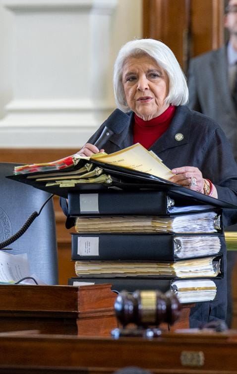 Sen. Zaffirini first woman to be named Dean of the Texas Senate
