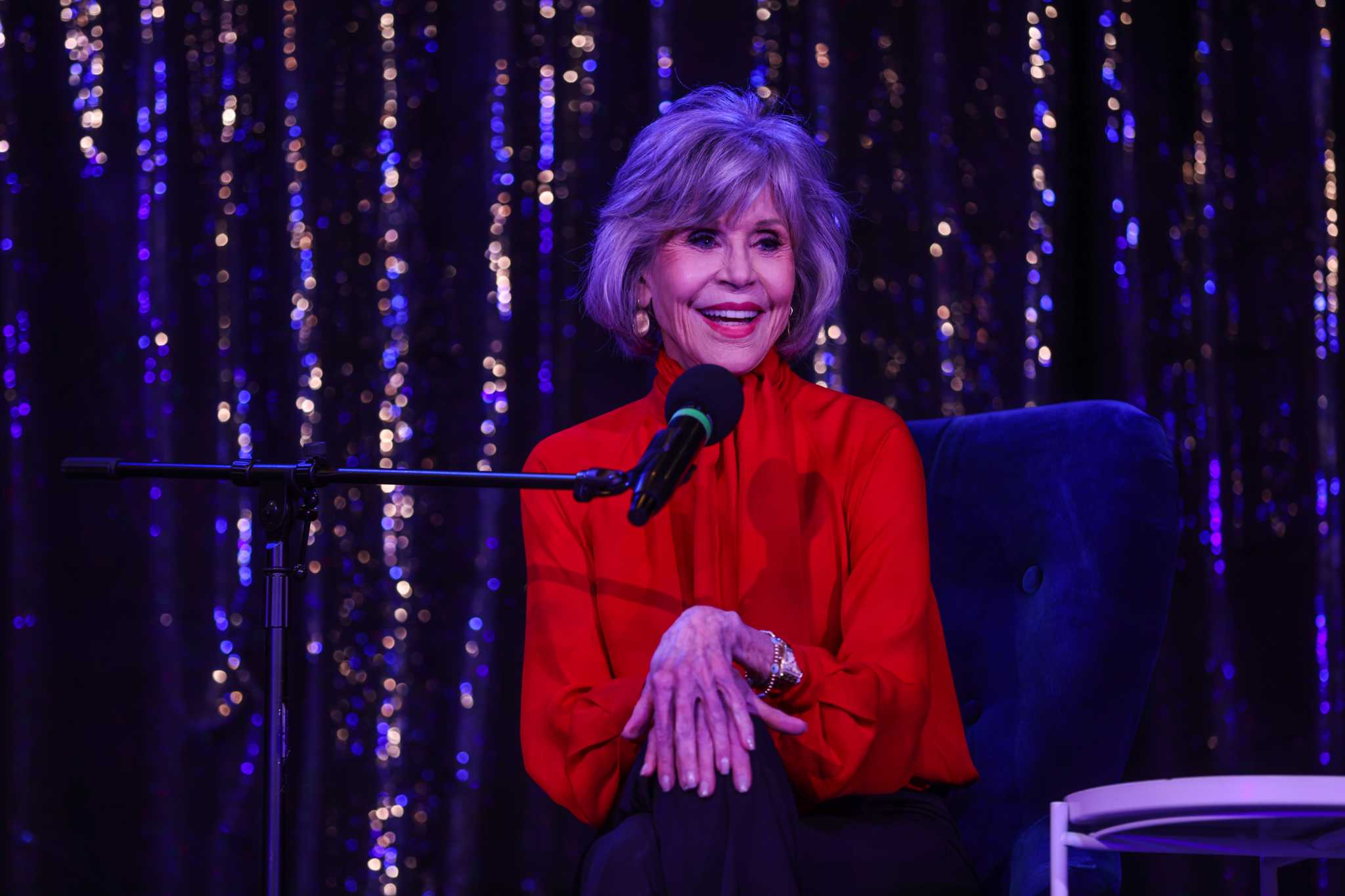 Jane Fonda talks climate change fight at SF drag club