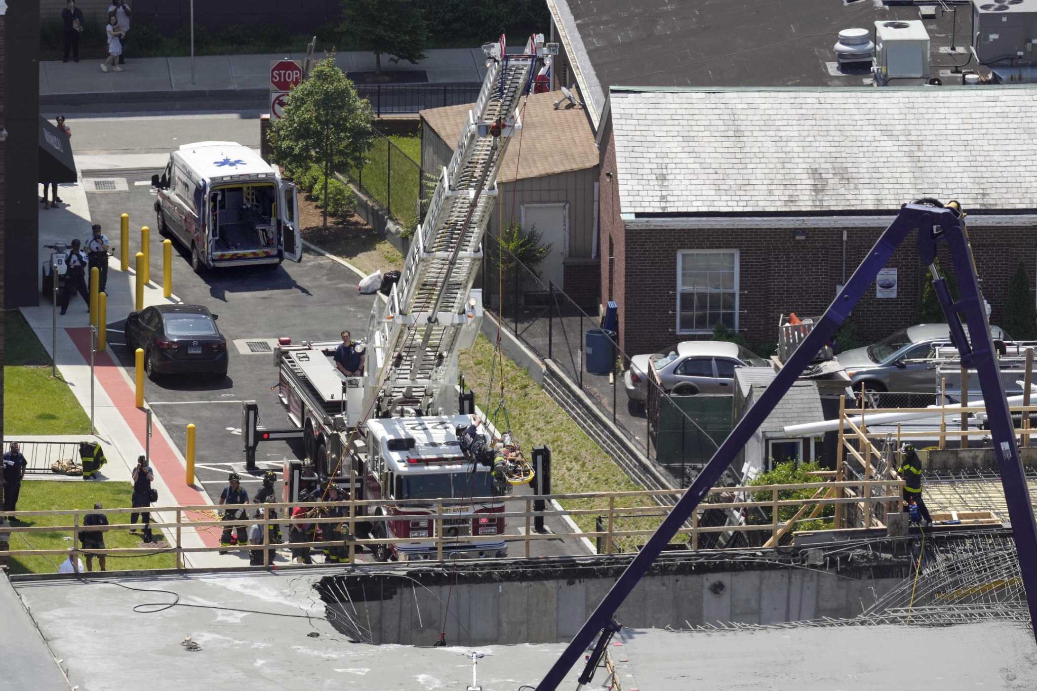 8 rescued after building partially collapses near Yale medical school 8 rescued after building partially collapses near Yale medical school