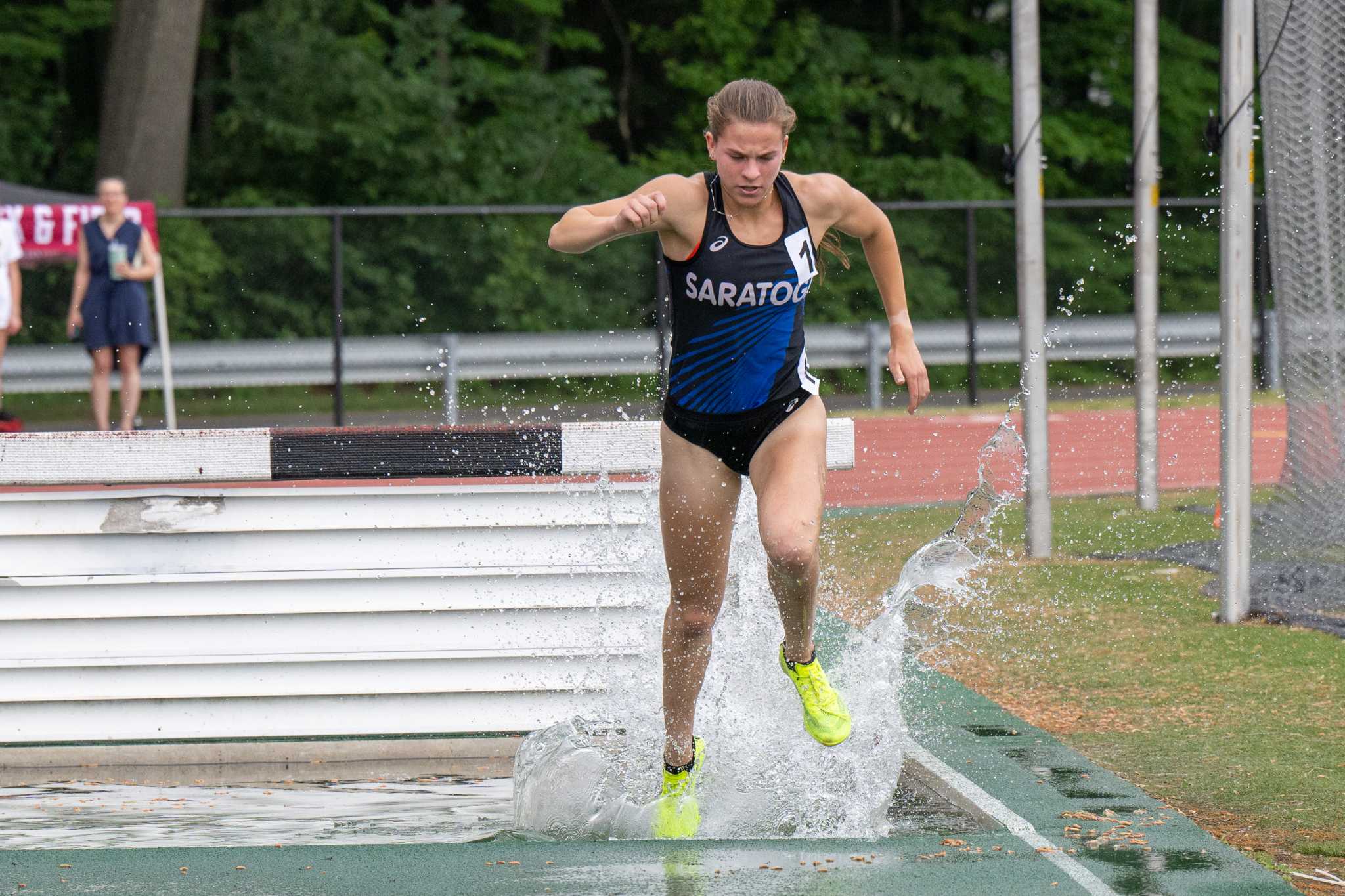 Saratoga's Sheridan Wheeler sets steeplechase mark at state qualifier