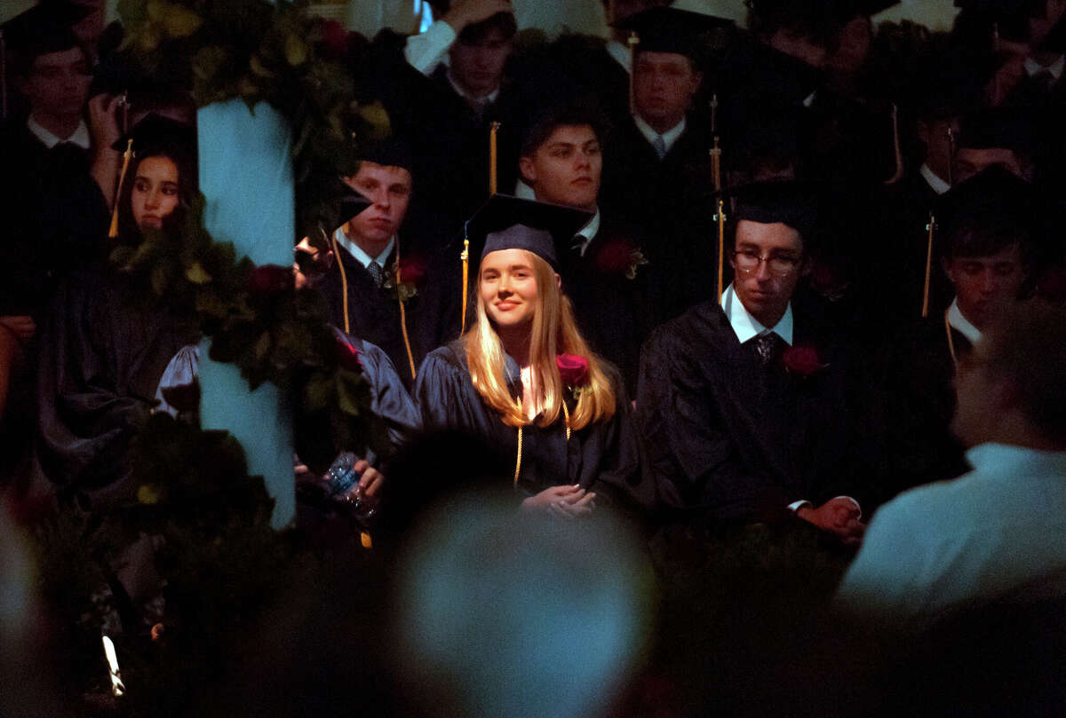 Photos: NFL player speaks to King School 2023 grads in Stamford