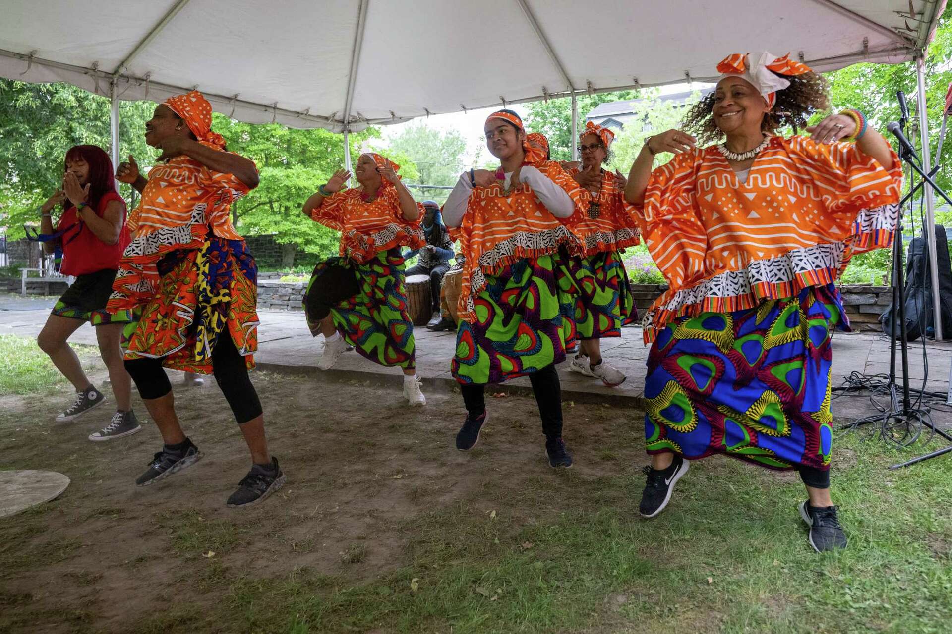 Photos: Pinkster celebrated at Schuyler Mansion