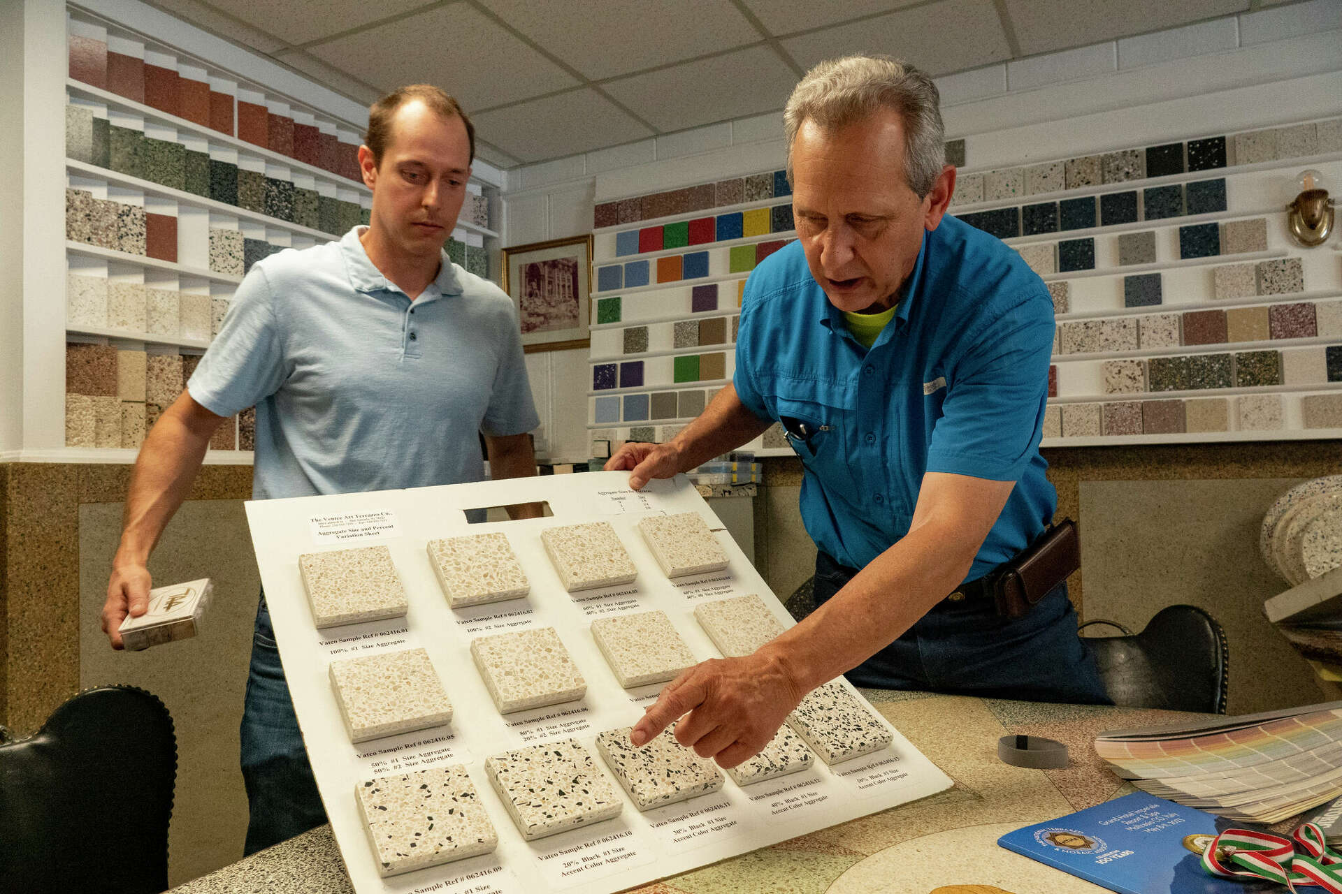 Venice Art Terrazzo Co. honored for work at Panna Maria center