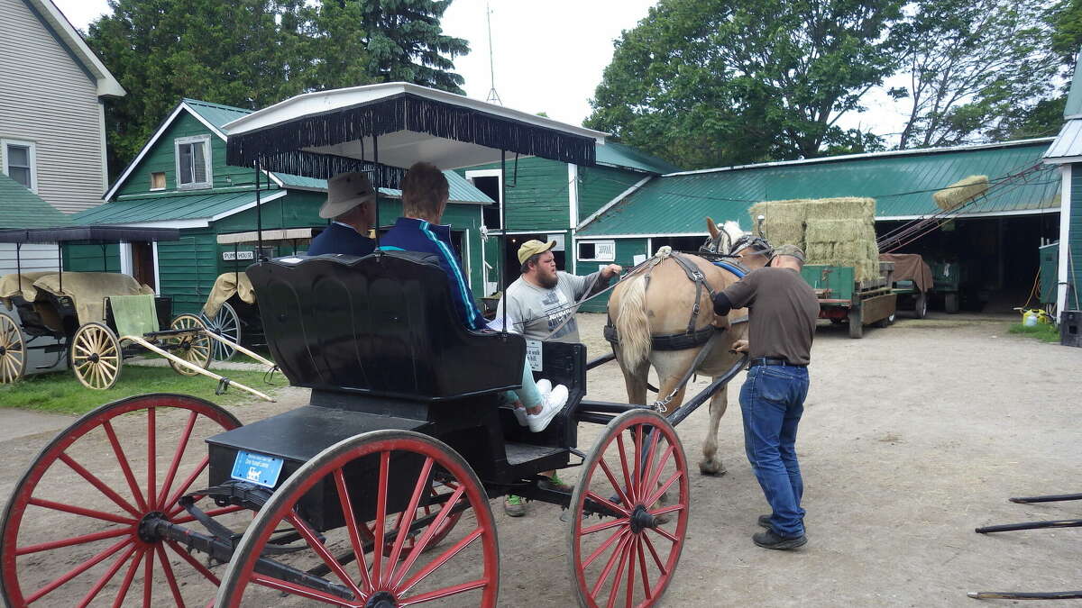 Tom Lounsbury talks horses and Jack's Livery Stable on Mackinac Island