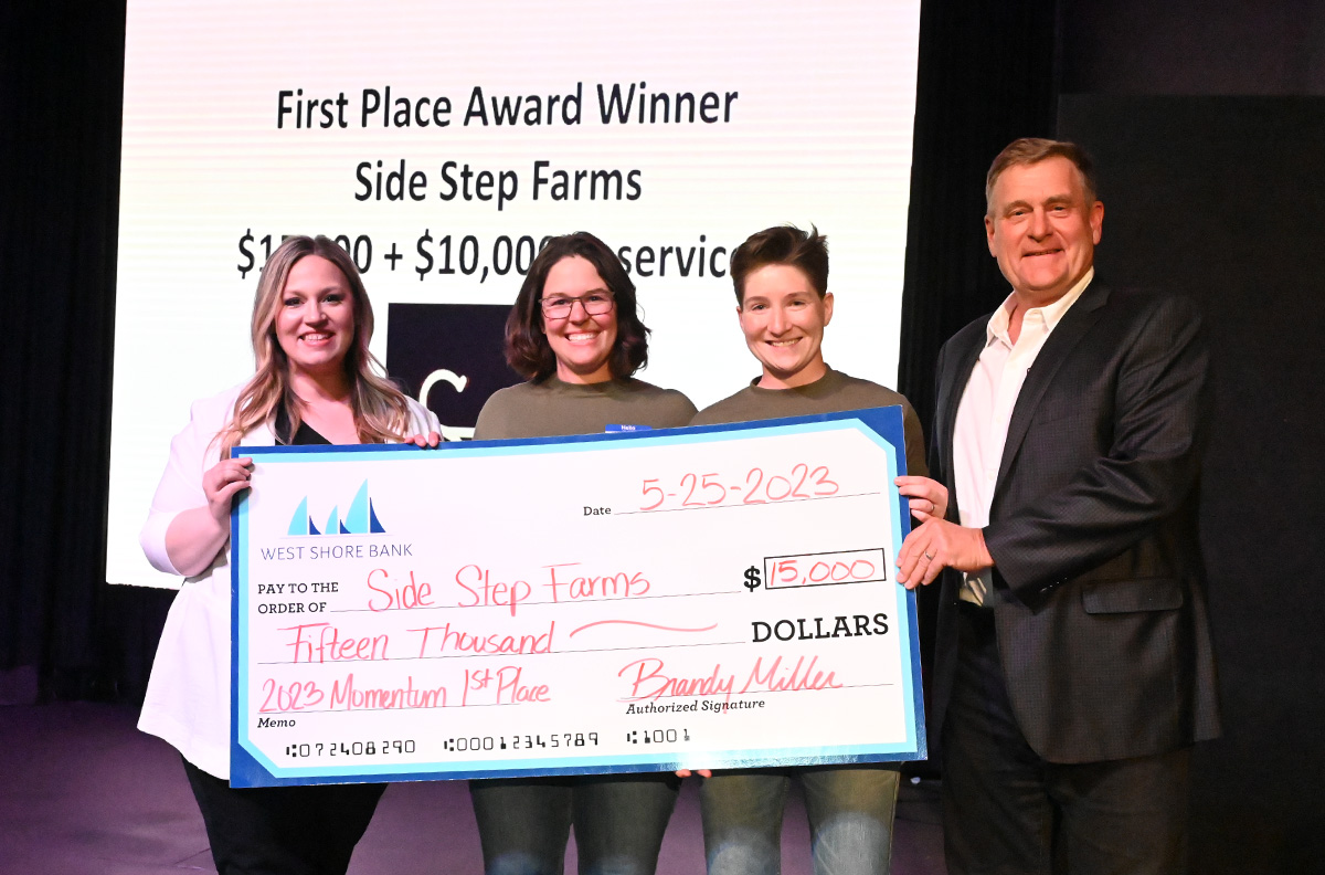 Side Step Farms wins Momentum Business Plan Competition