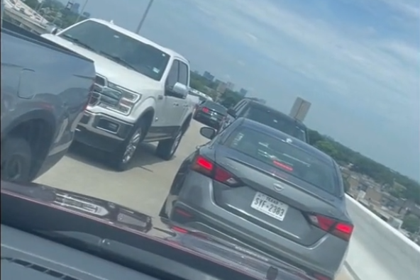 VIDEO: Houston drivers forced to do U-Turn on tall bridge