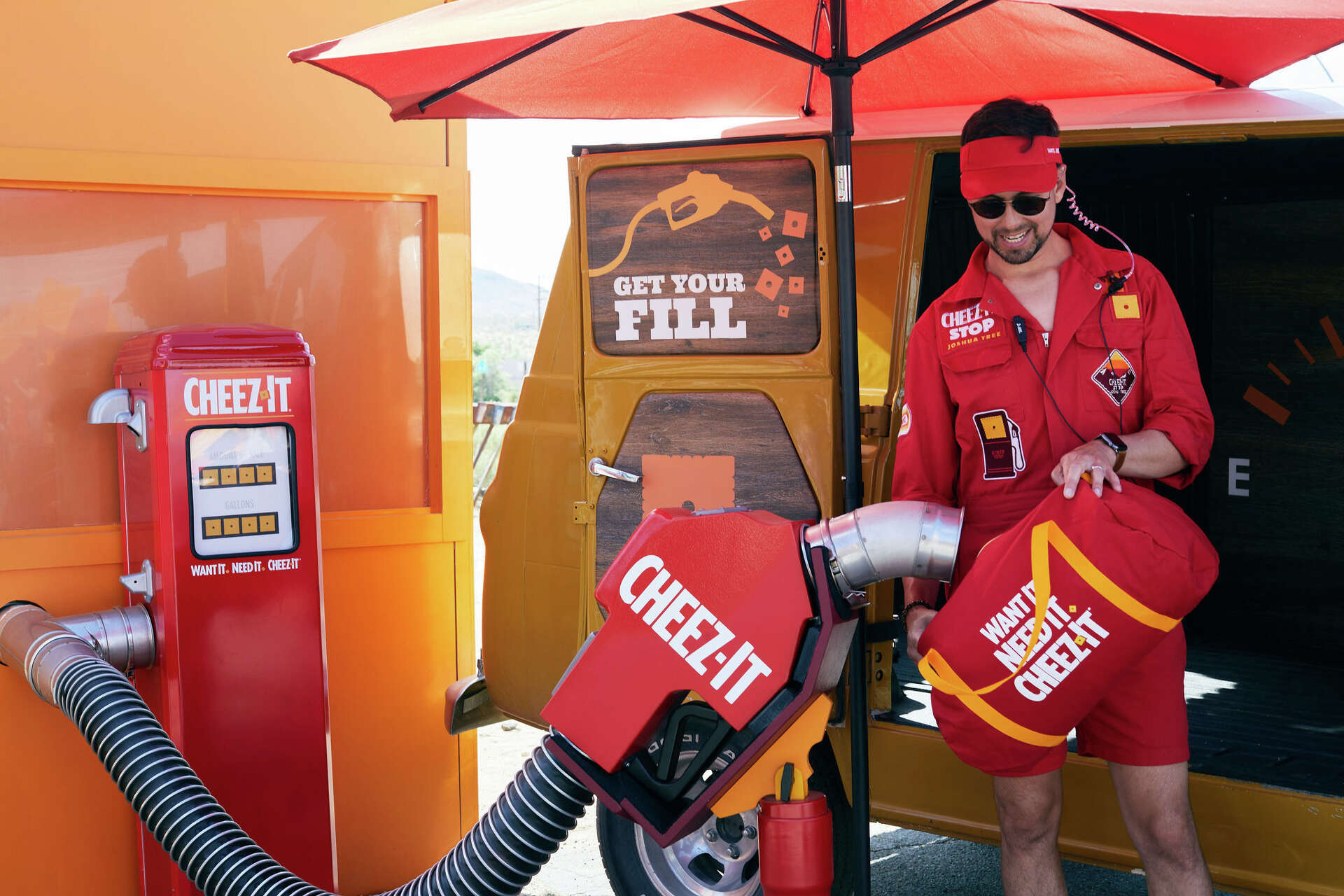 Cheez-It opens snack shack in Joshua Tree gas station