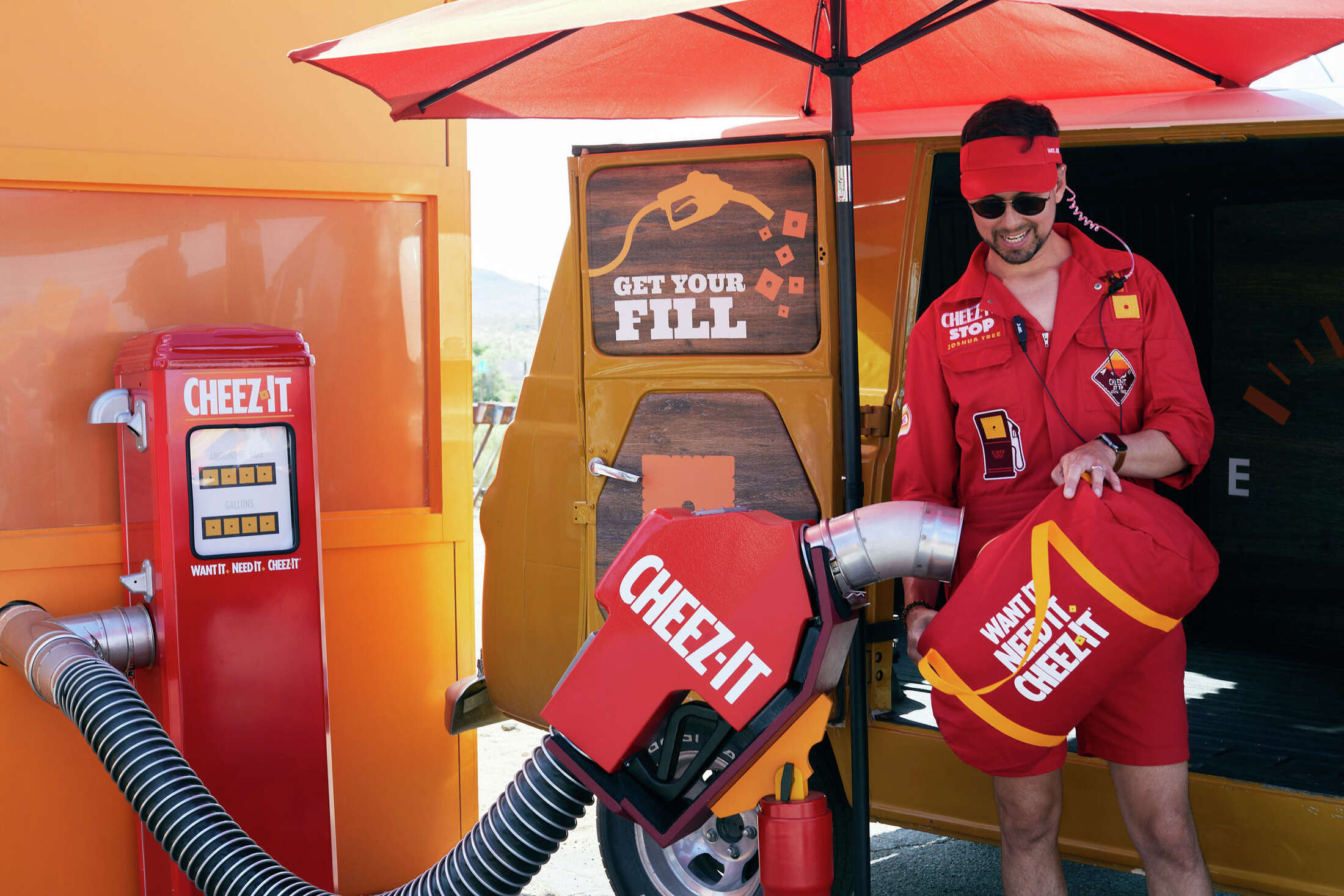 Cheez-It opens snack shack in Joshua Tree gas station
