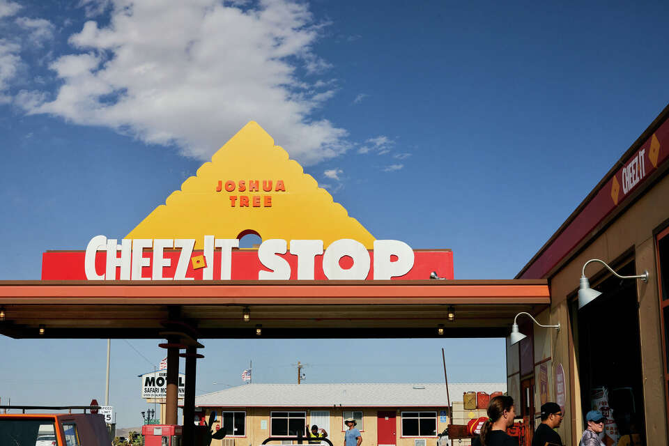 Cheez-It opens snack shack in Joshua Tree gas station