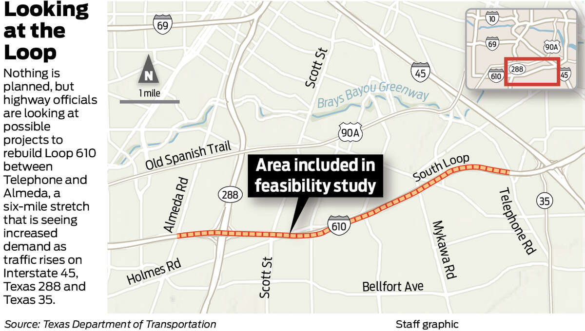 Wider Loop 610 South on the table for public meetings