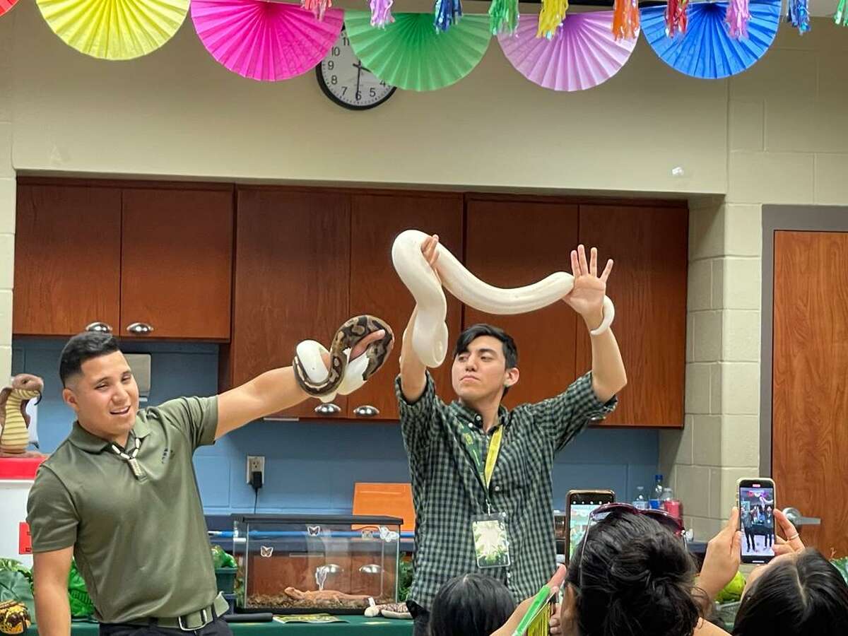 Casa Reptile showcasing exotic reptiles at Laredo libraries