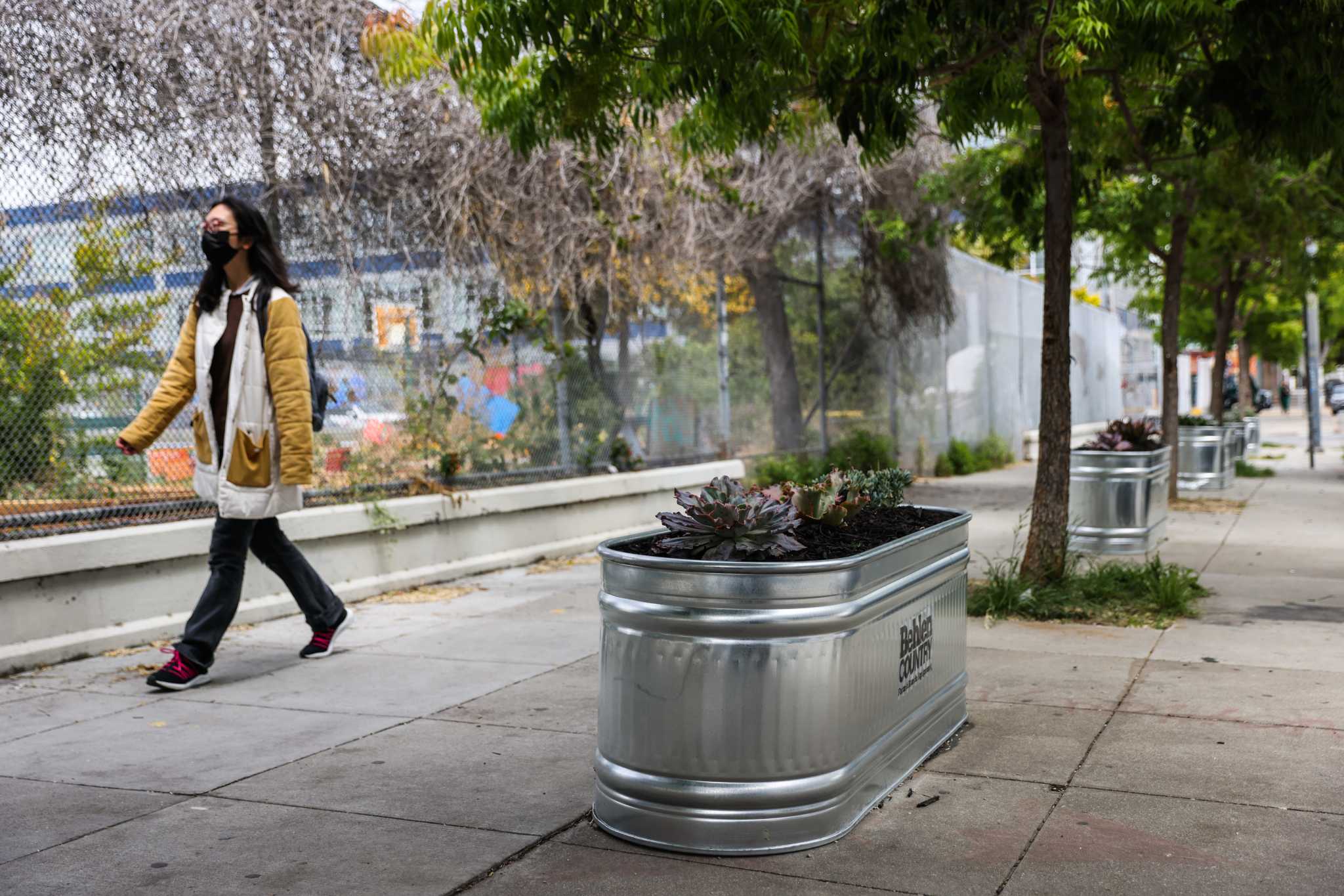 SF residents buy $25,000 worth of street planters to deter homeless