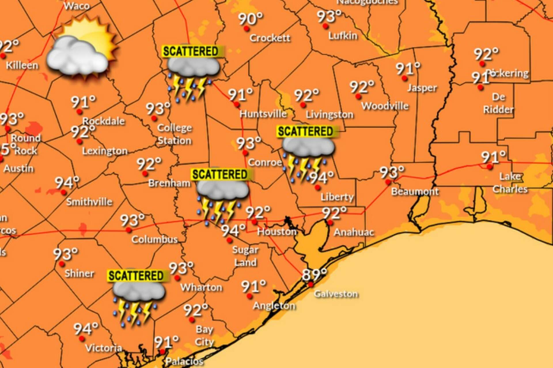 Houston weather: Another day of heat and storms coming Thursday