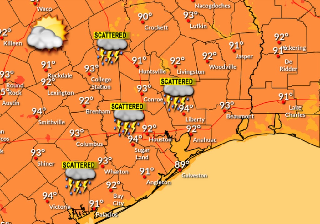 Houston weather: Another day of heat and storms coming Thursday