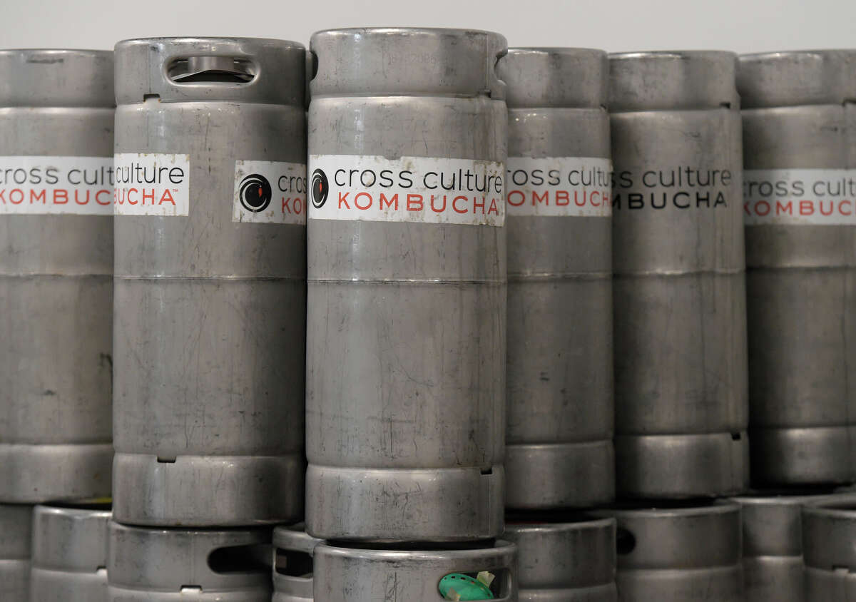 CT's original kombucha brewer shows off expanded plant, tap room