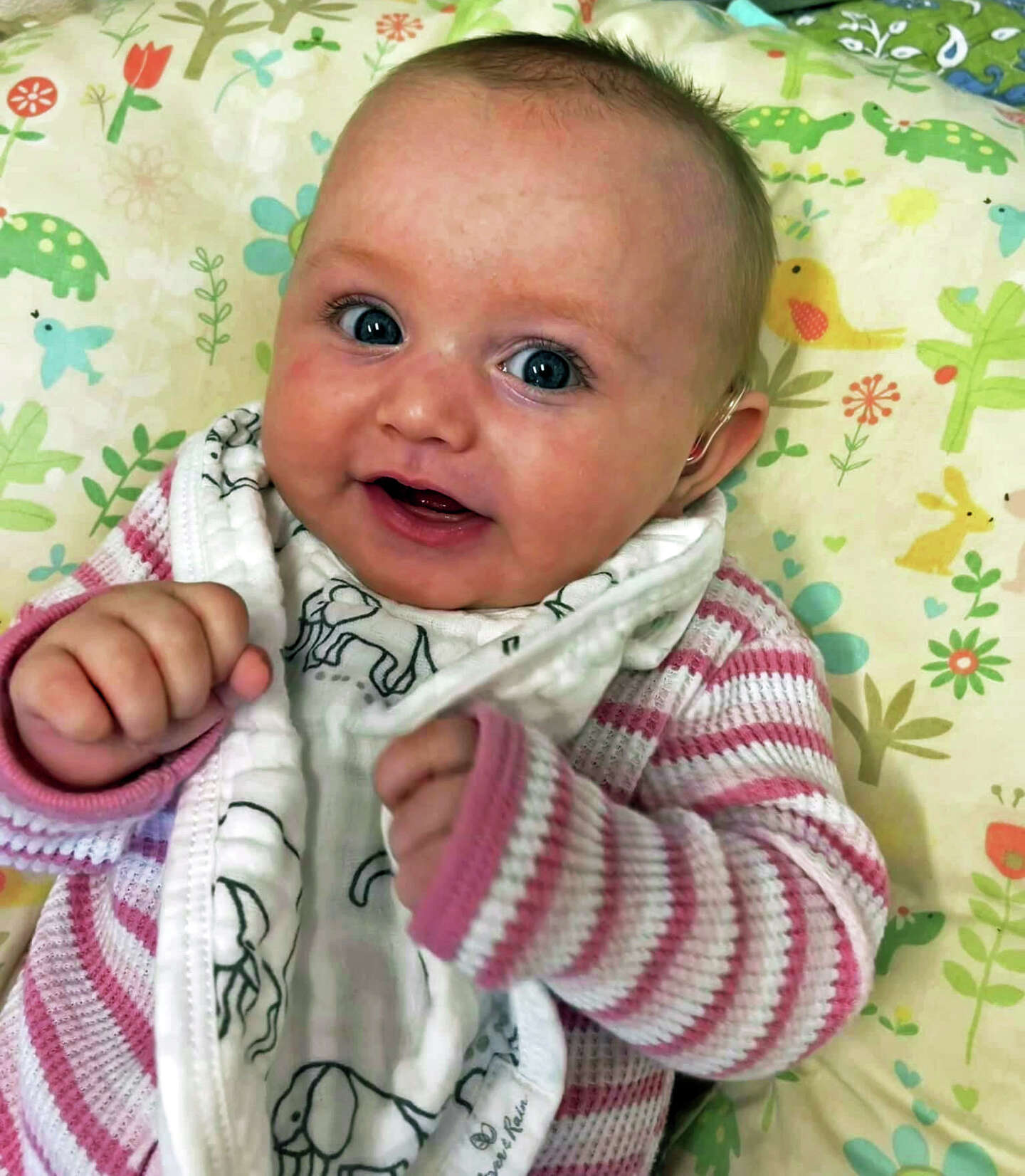 Ann Nyberg, advocates of CMV testing for newborns cheer new law