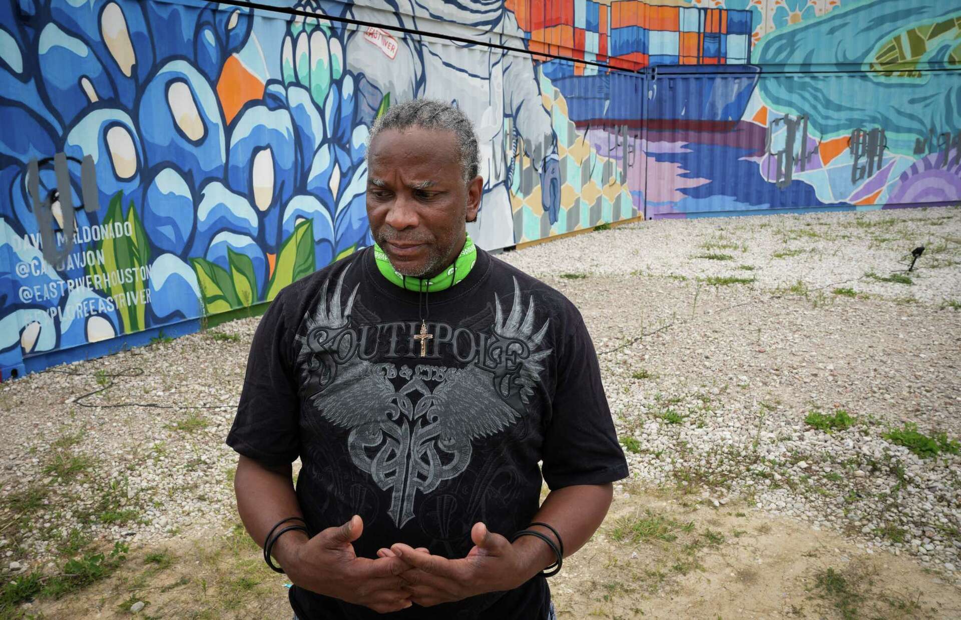 Fifth Ward mural was vandalized by racist graffiti, community upset