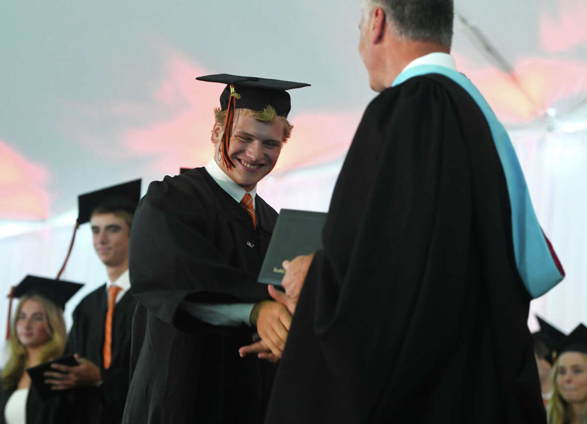 Greenwich Country Day School 2023 graduation undeterred by haze