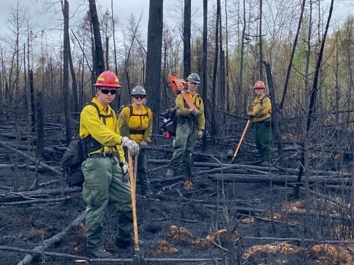 CT volunteers helping to contain Nova Scotia's largest wildfire