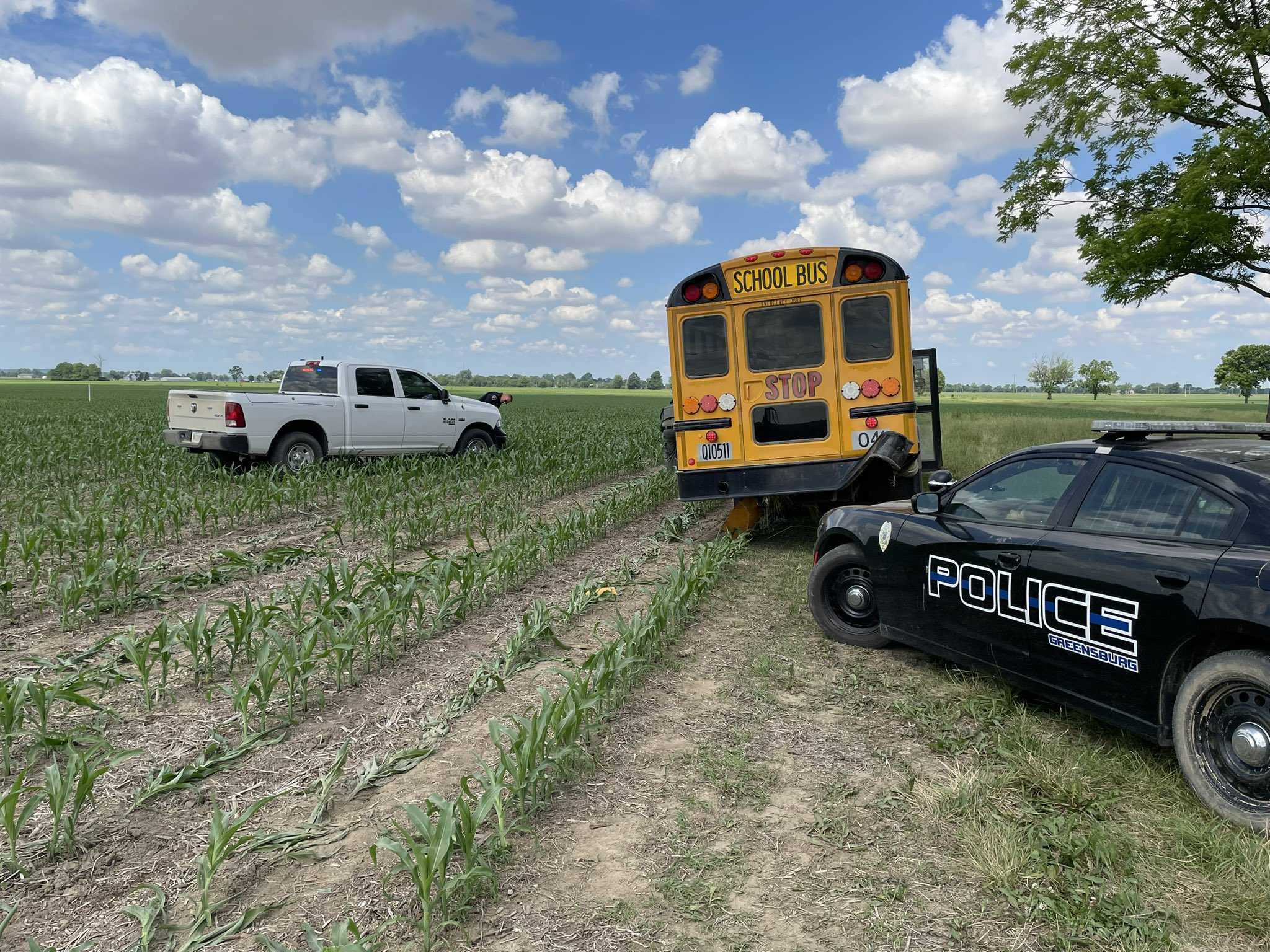 VIDEO: Man accused of stealing school bus, leading police on chase