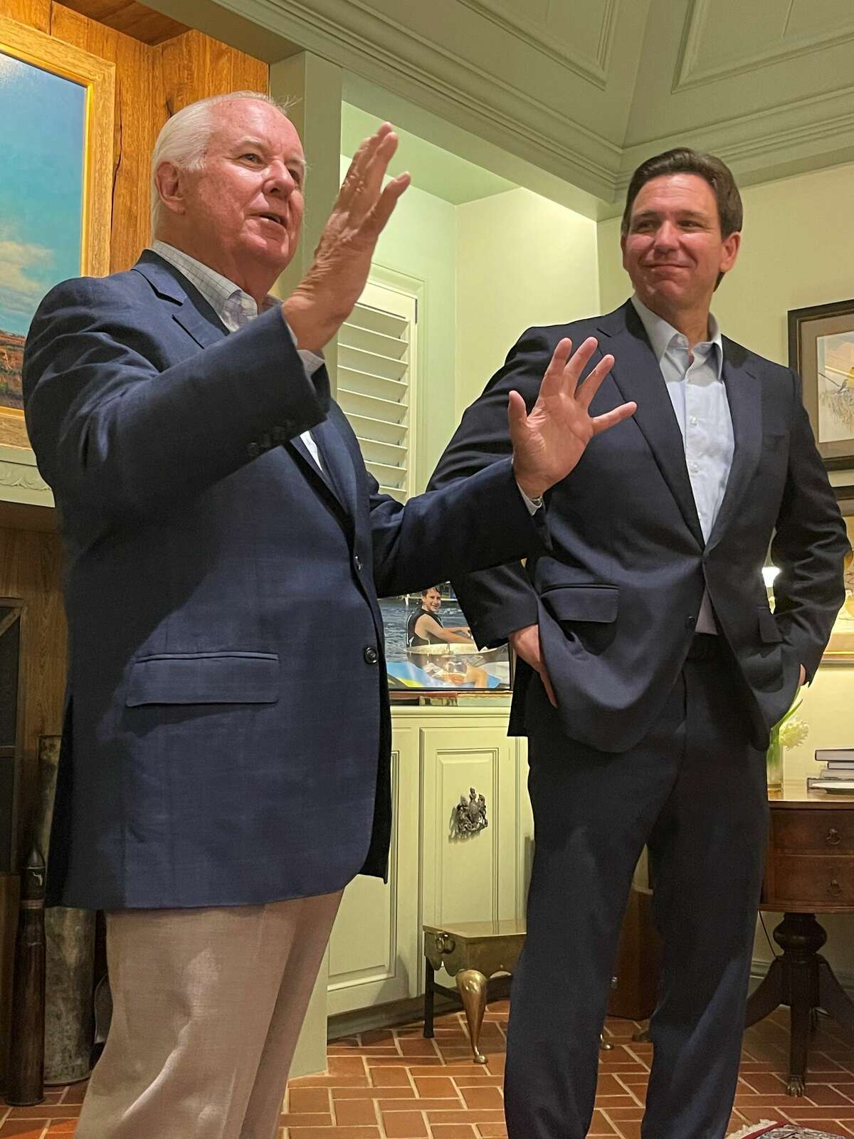 Presidential candidate Ron DeSantis' fundraiser in Midland