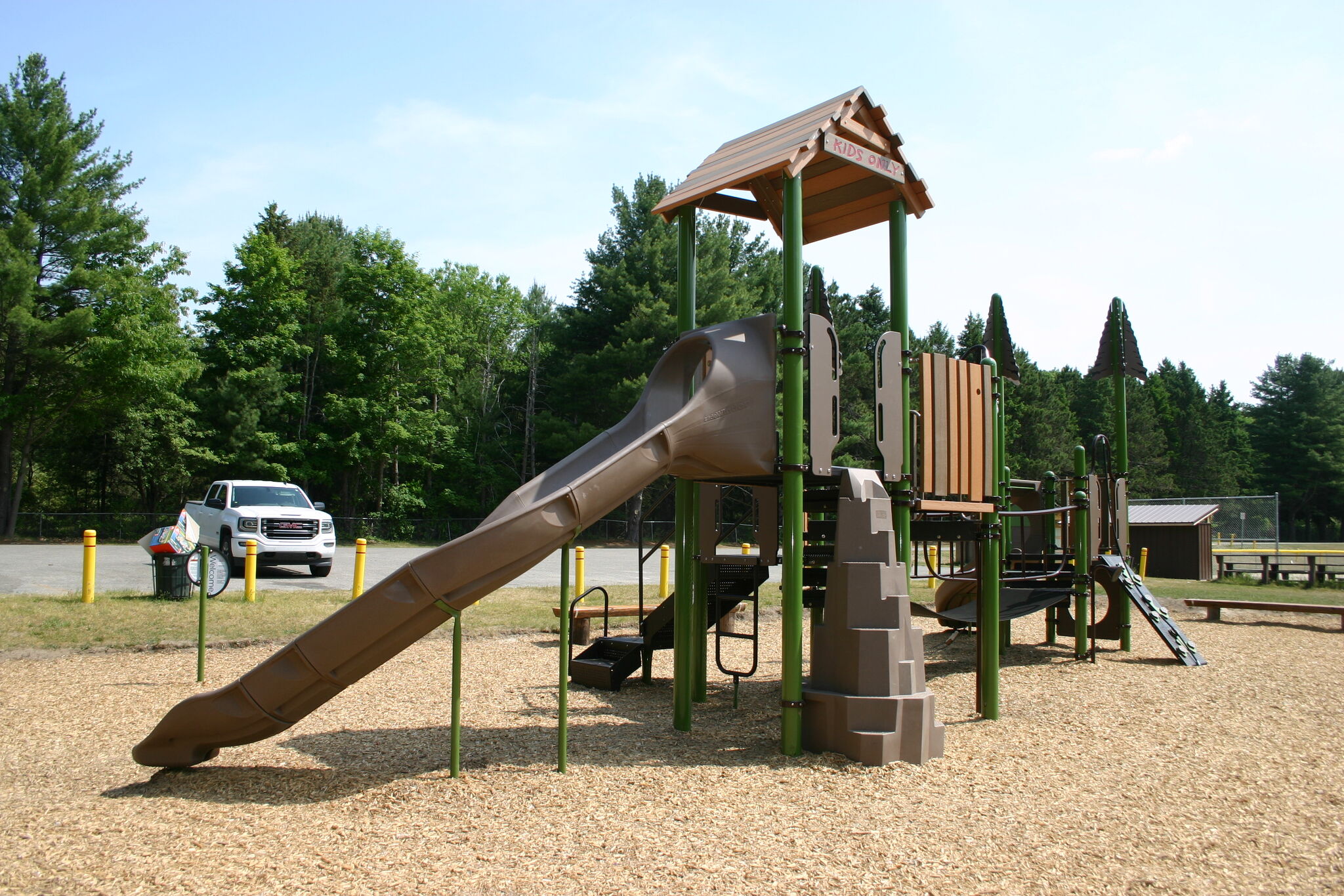 Big Rapids Township upgrades ball field, playground at Highbanks Park