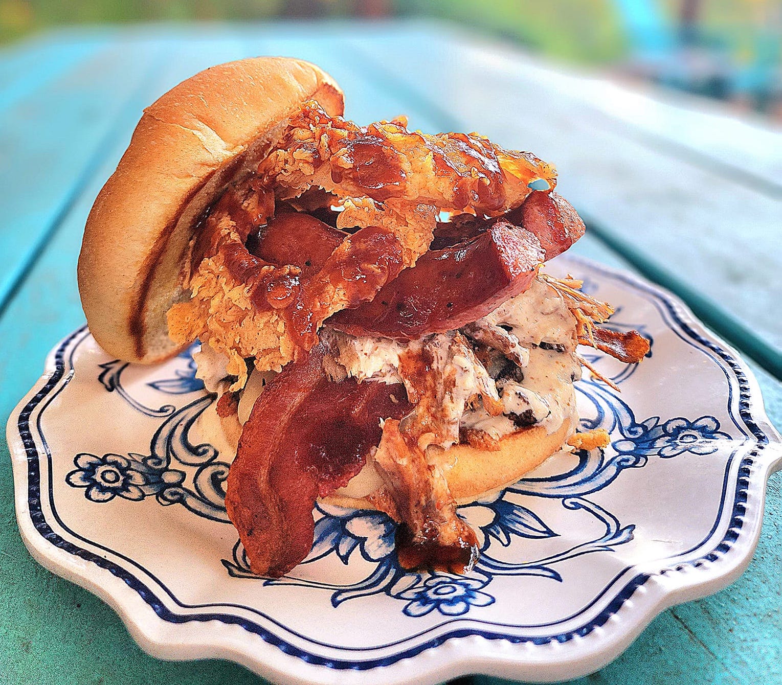 Lucy Cooper's chef honors Chuck Blount with barbecue burger