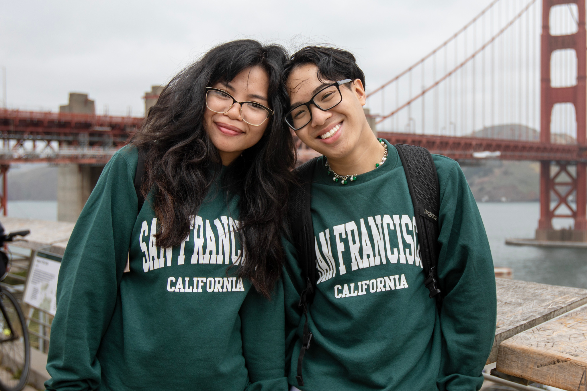 We asked tourists on the Golden Gate Bridge their thoughts on SF