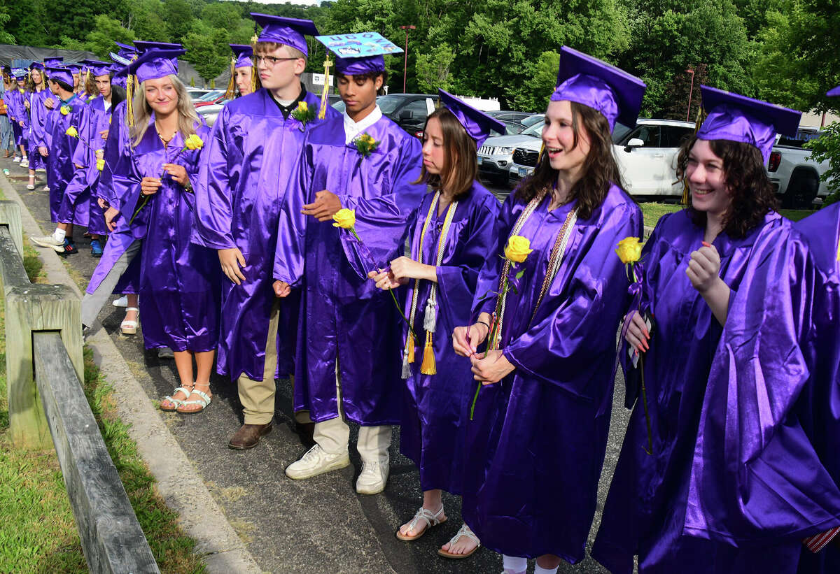 Ellington High School graduates celebrate their accomplishments