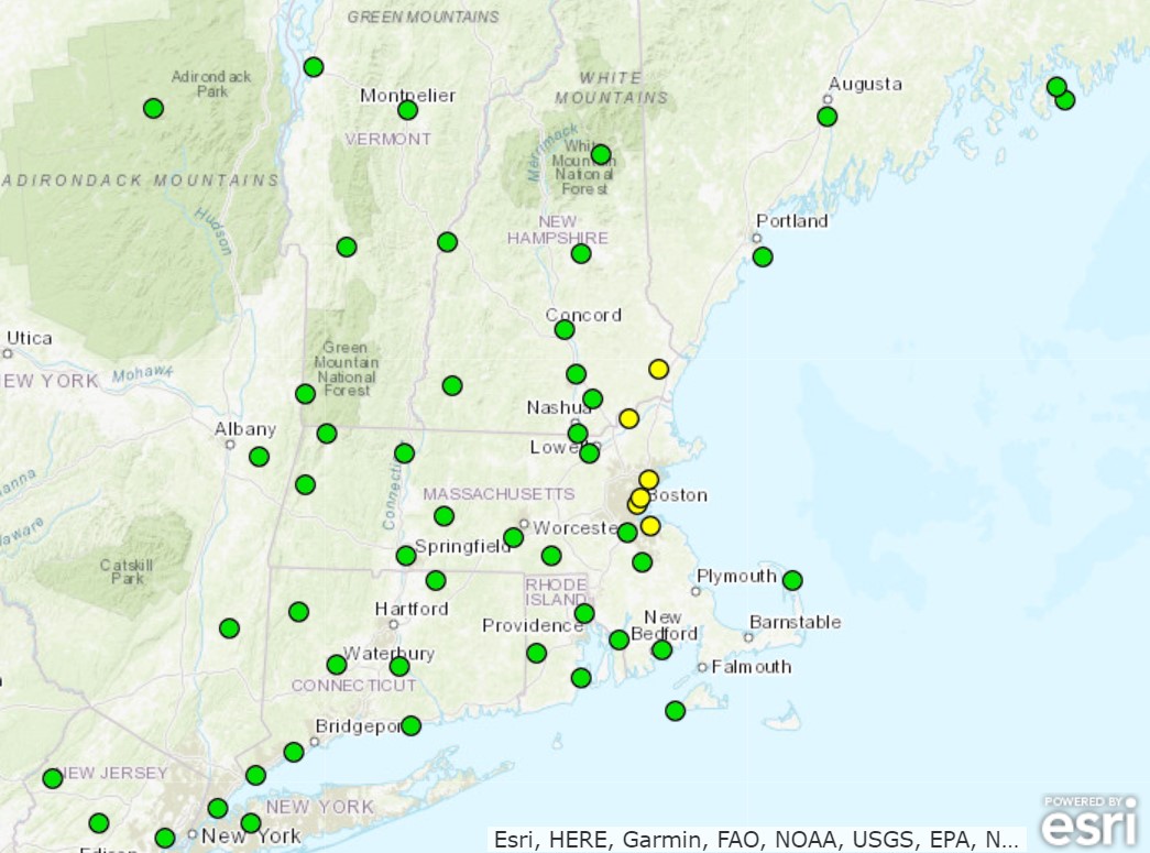 Wildfire smoke in CT expected to continue dissipating through weekend