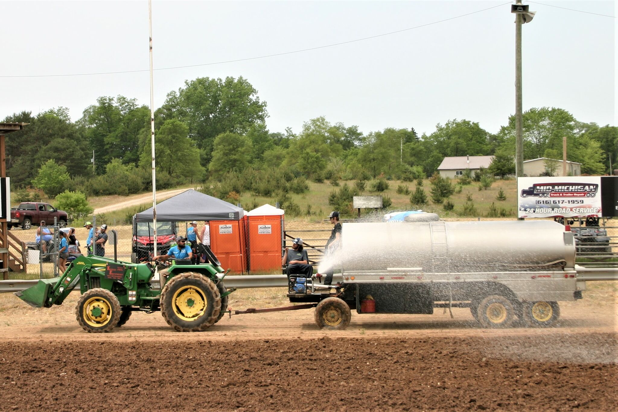 Truck pullers test their mettle during Celebration on the Pond trials