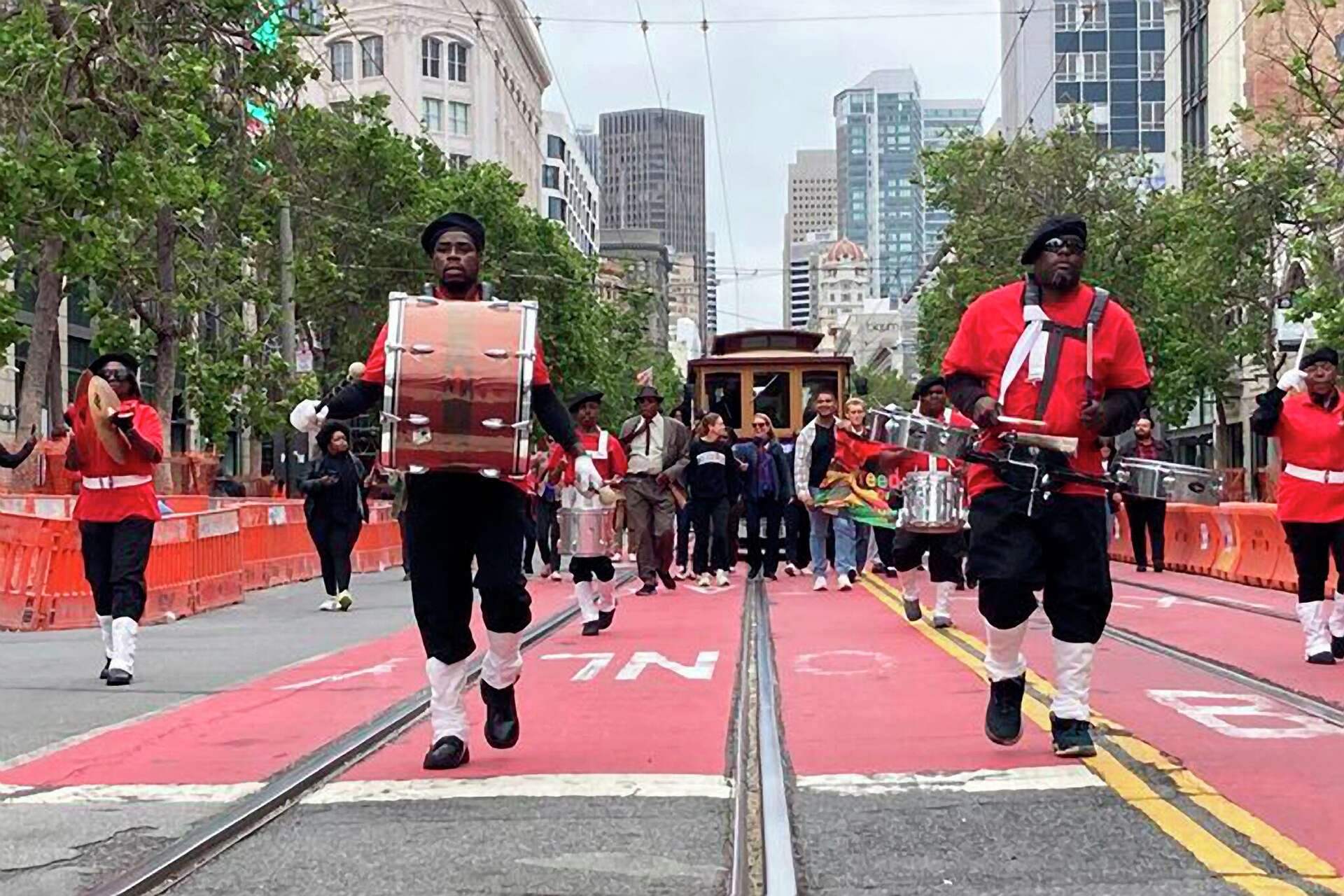 SF’s first Juneteenth Parade attracts hundreds