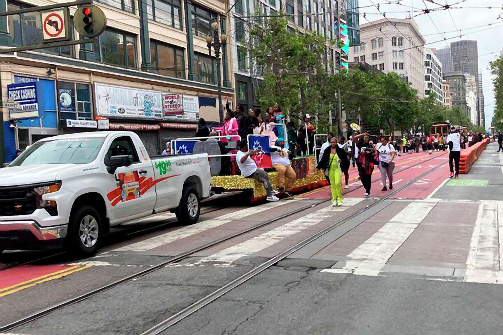 SF’s first Juneteenth Parade attracts hundreds