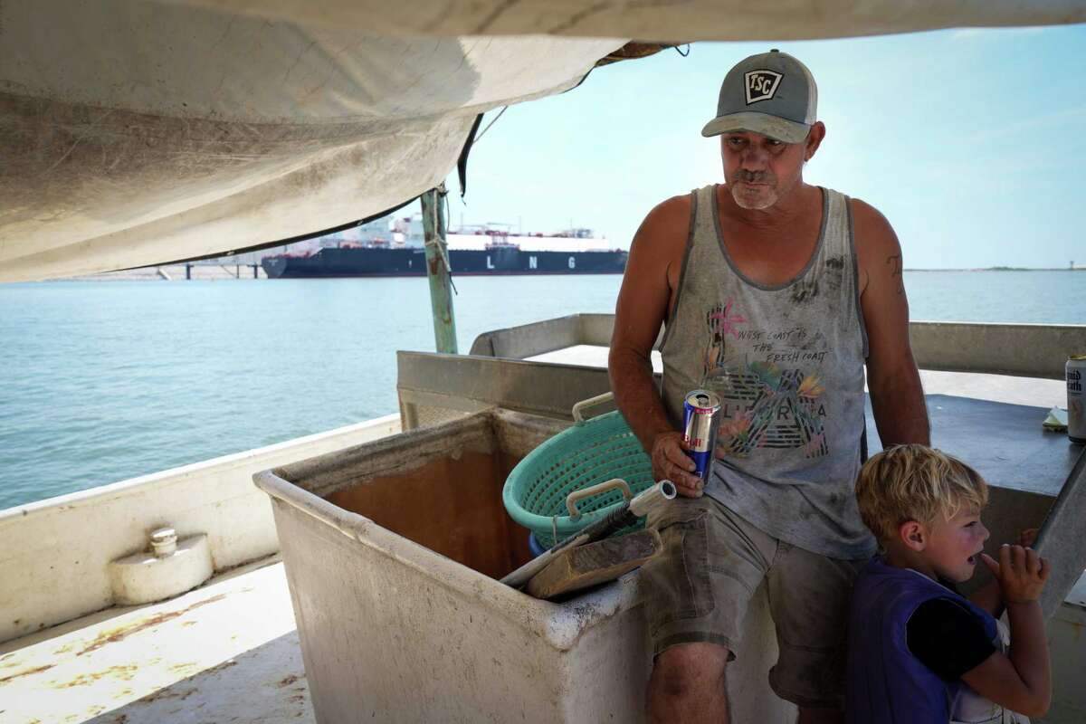 Small fishing boats displaced by big LNG in area ravaged by hurricanes