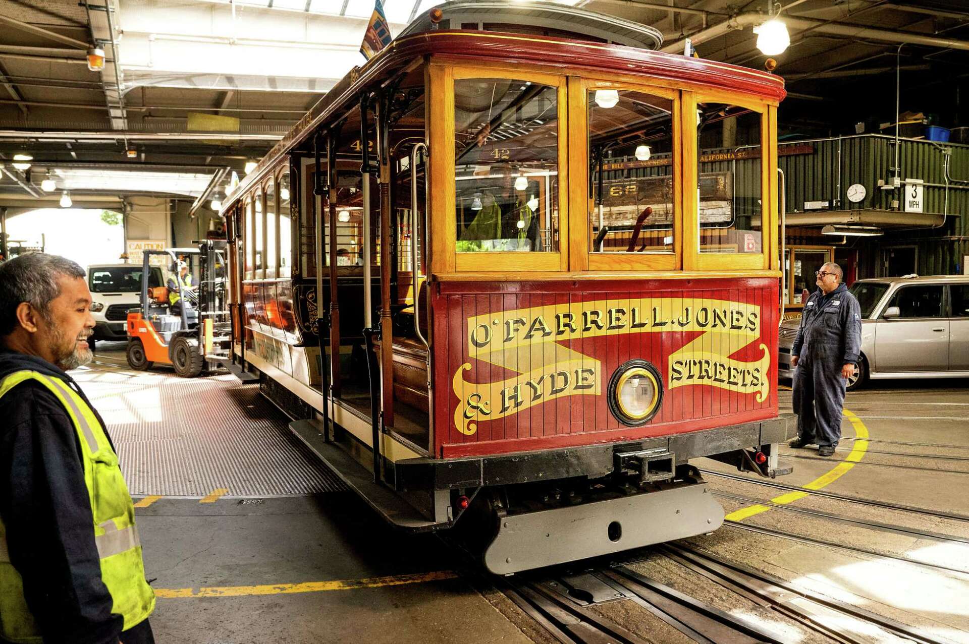 Historic SF cable car to go into service for first time in 70 years