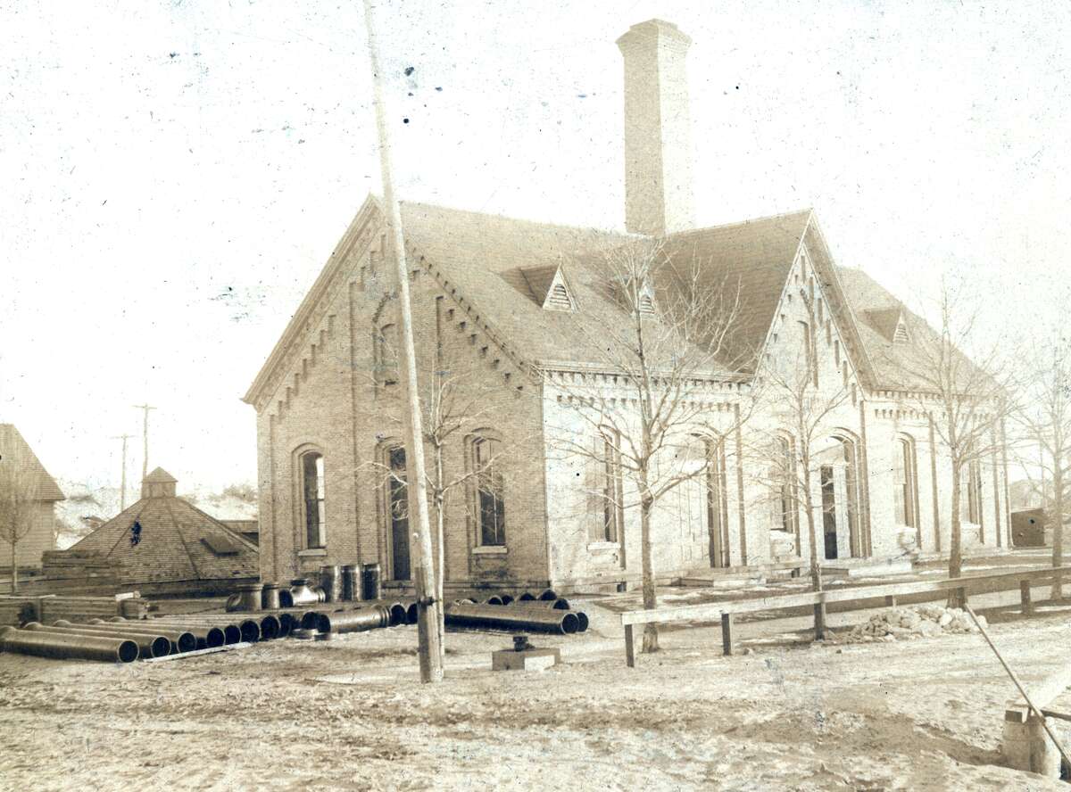 Manistee Water Works Holly System construction begins in 1882