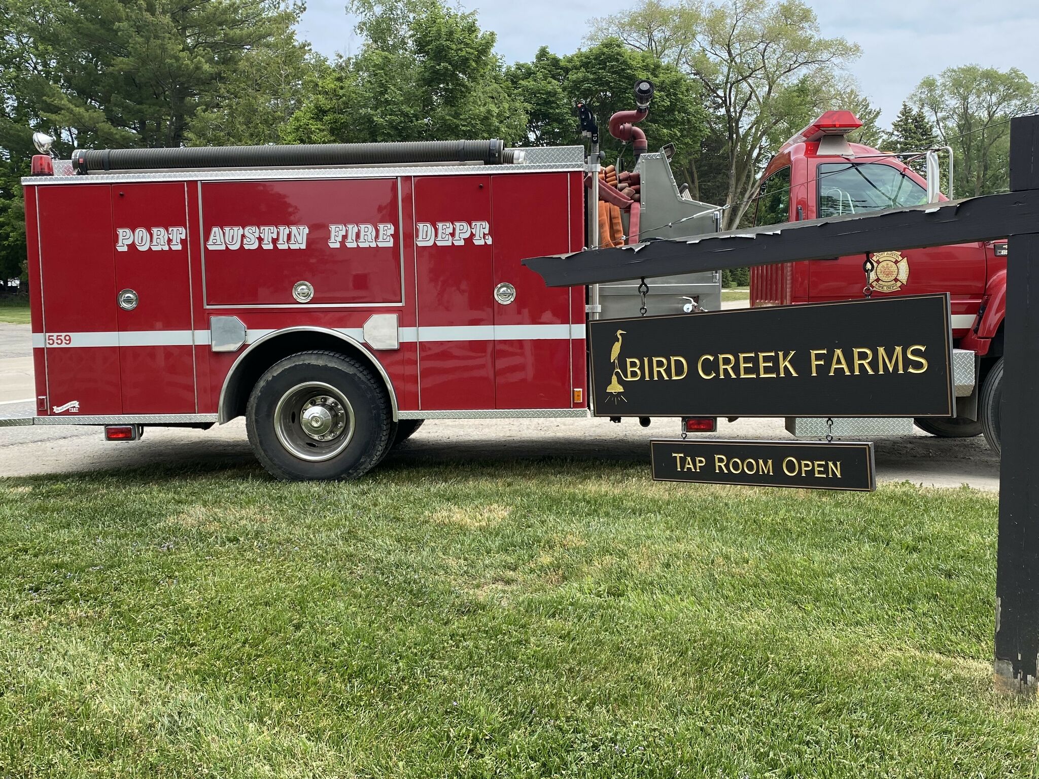 Bird Creek Farms holding fire department fundraiser