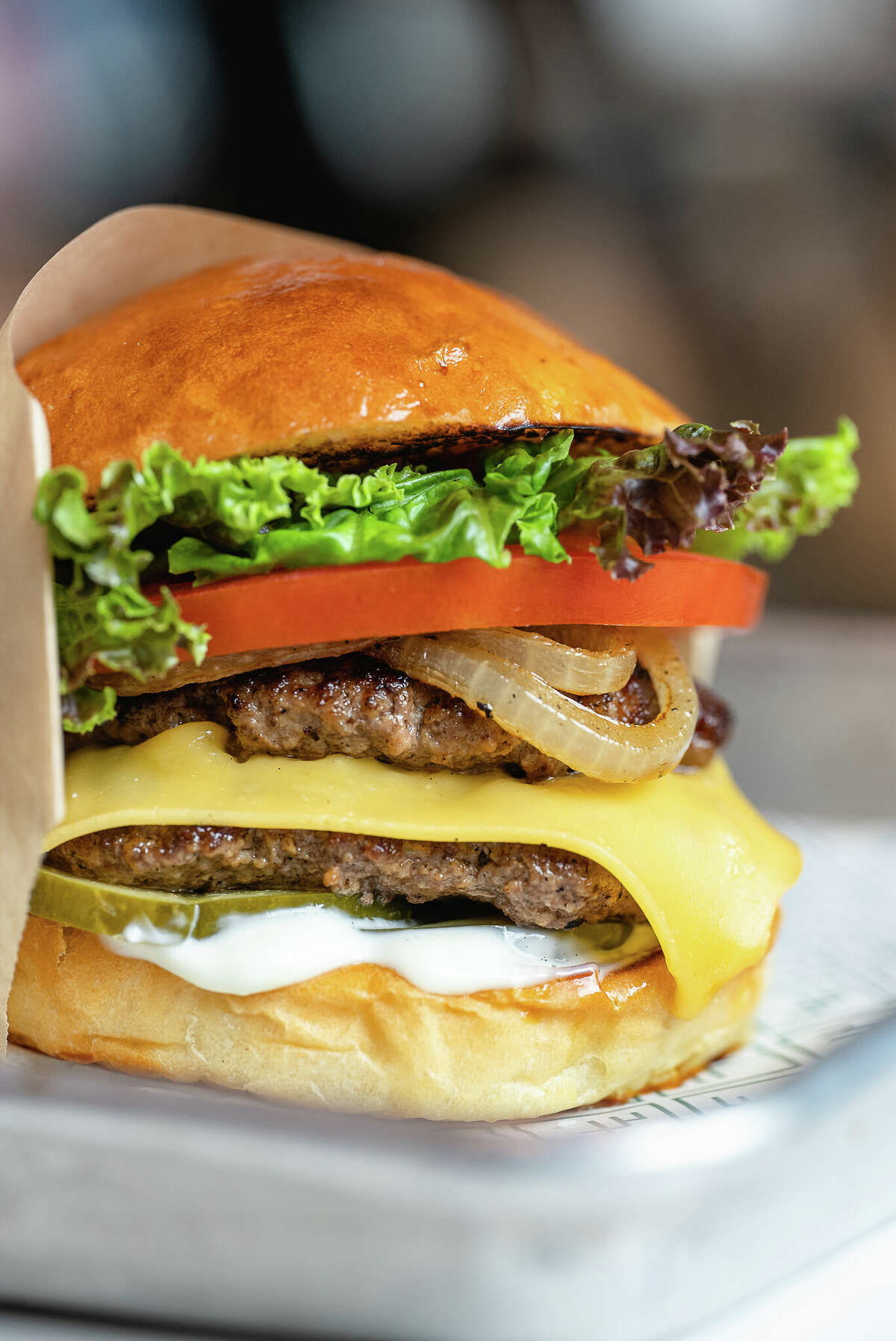 Burger pop-up Henbit opens at Pearl's Bottling Department food hall